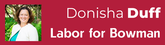 Register to get a Donisha Duff election sign for your yard or front fence.