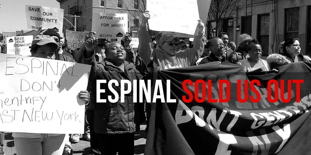 Espinal Sold Out East NY - Action Network