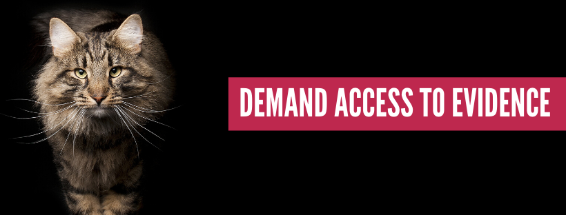 DEMAND ACCESS TO EVIDENCE - Action Network