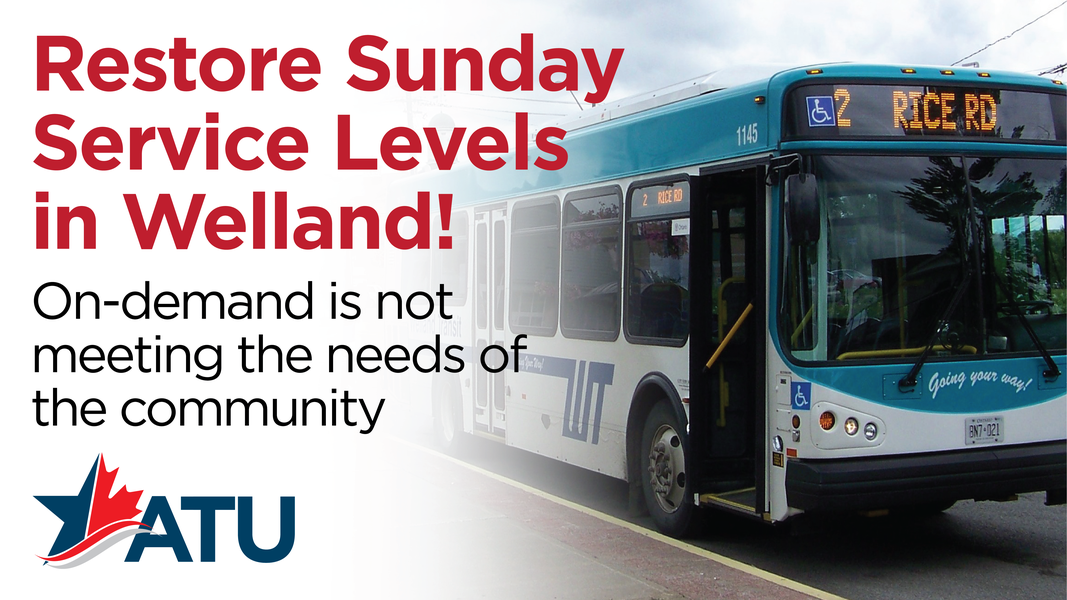 Bring Back Welland Buses - Action Network