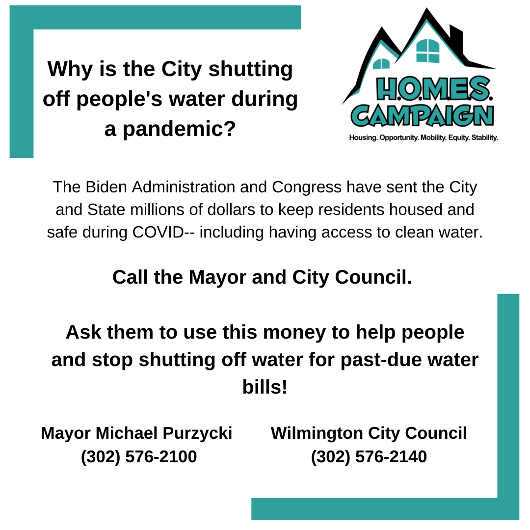 End Residential Water Shut offs in Wilmington - Action Network
