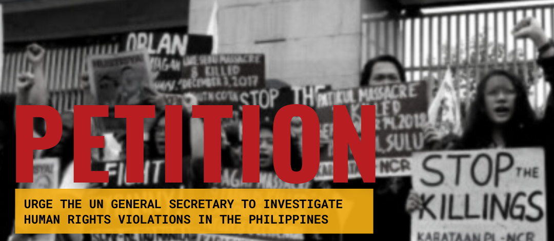 Petition the UN General Secretary - Action Network