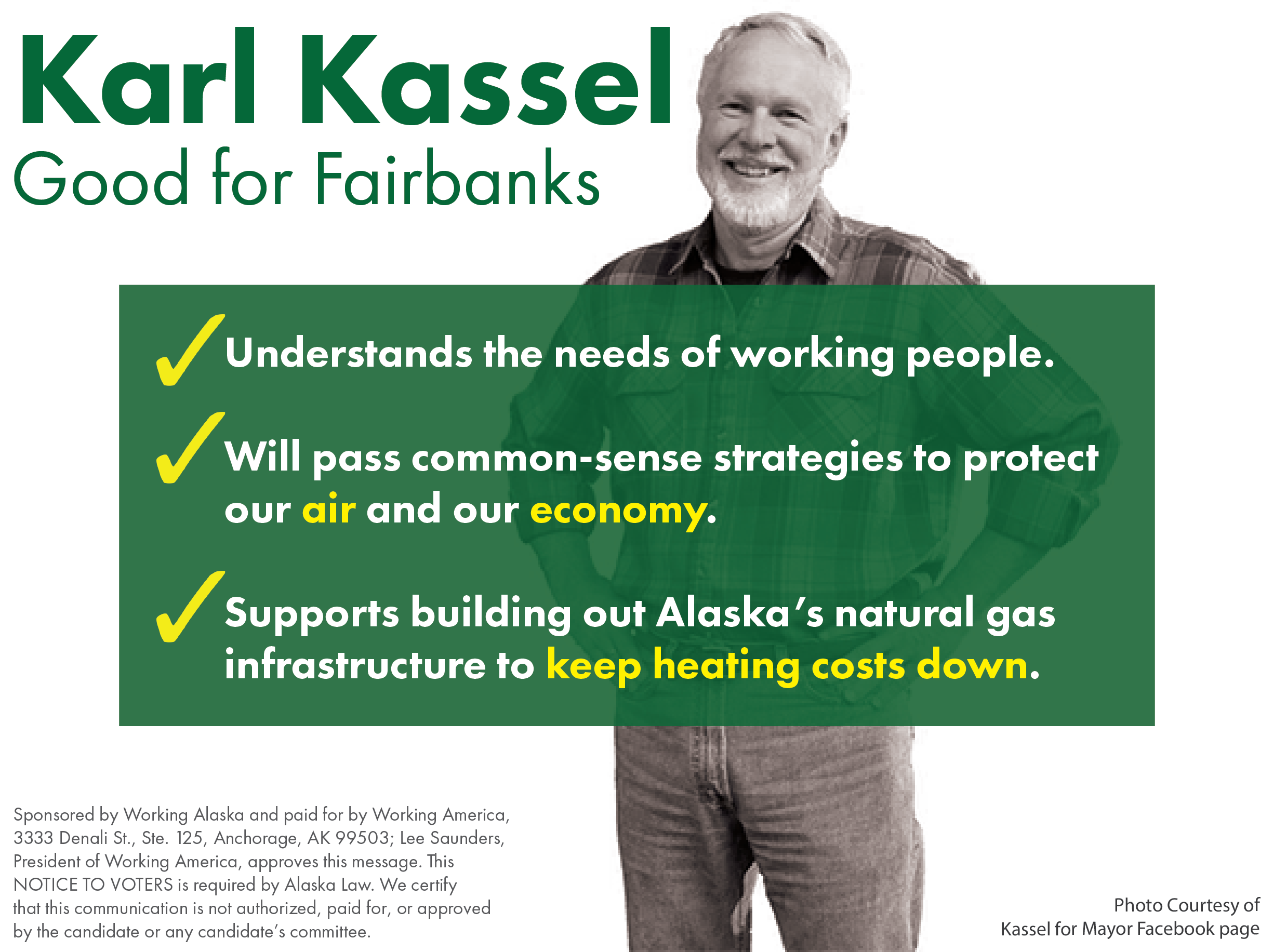Support Karl Kassel for Fairbanks Borough Mayor - Action Network