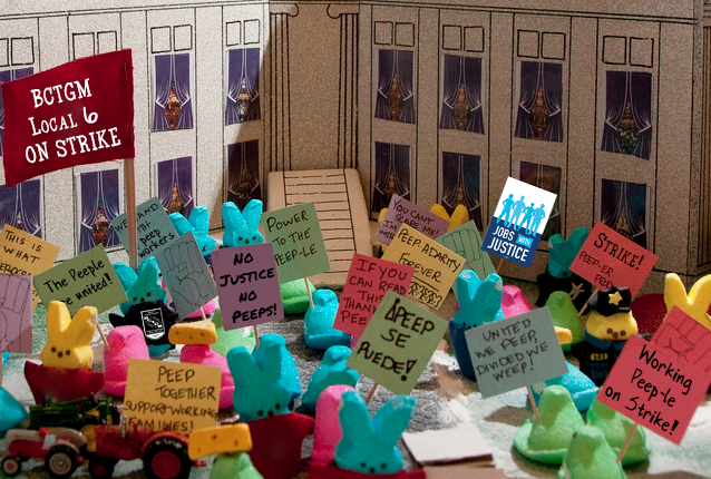 No Justice, No Peeps: Support Striking Peeps Employees!
