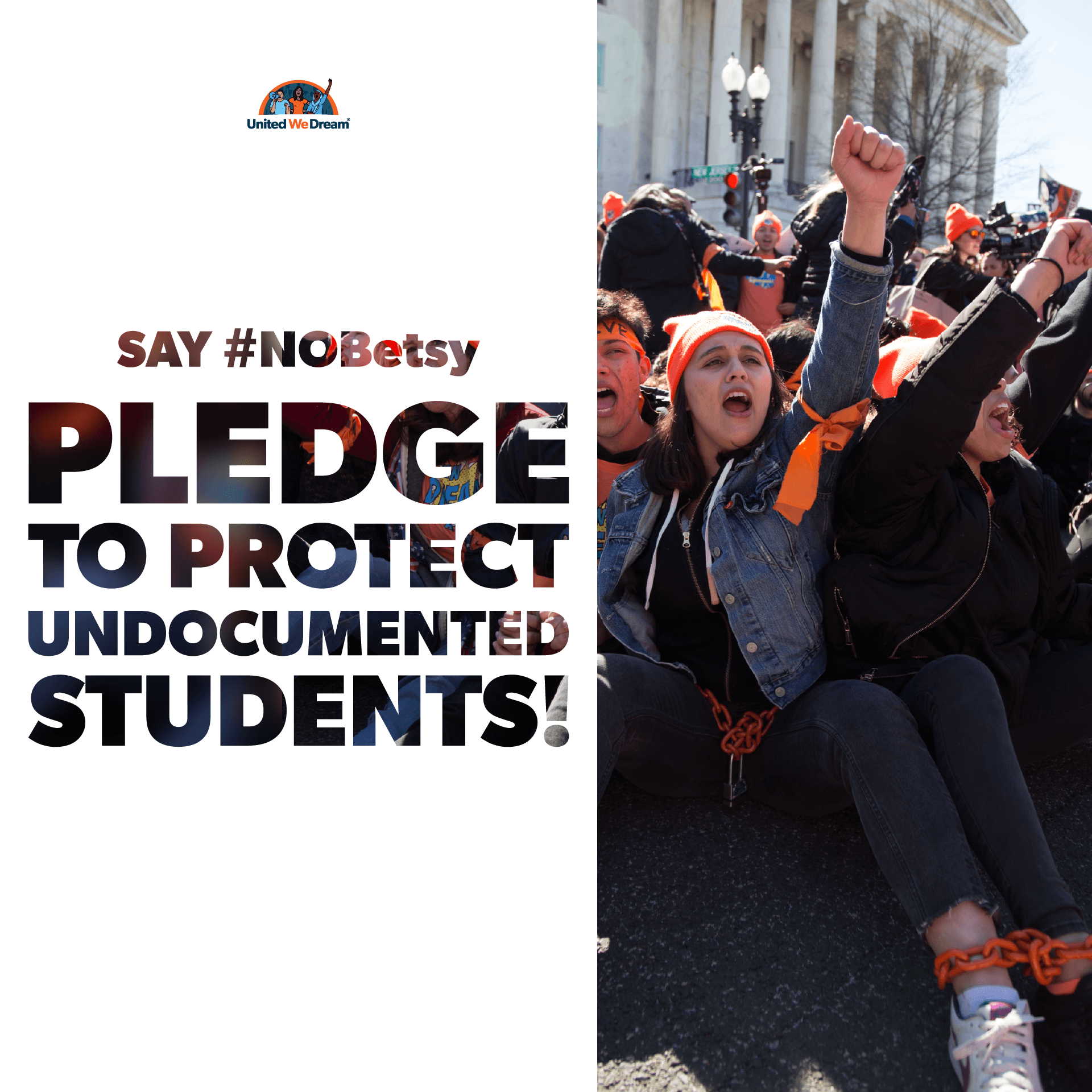 Say #NoBetsy: Pledge to Protect Undocumented Students!