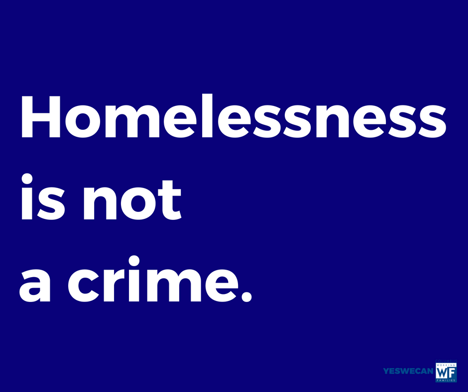 Homelessness is not a crime. - Action Network