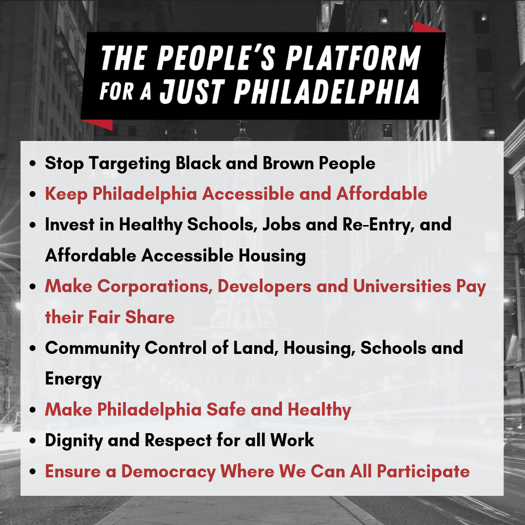 Sign your organization onto The People’s Platform for a Just ...