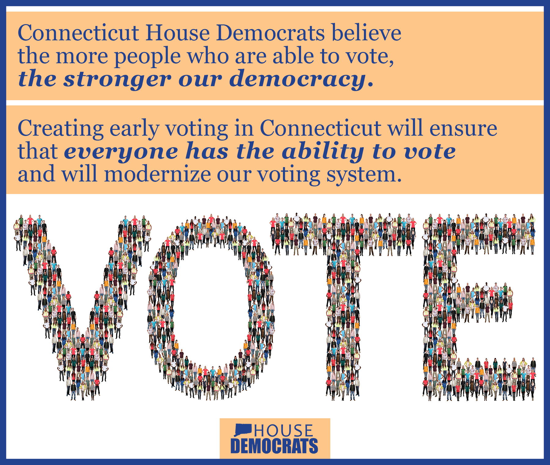 The more people who are able to vote, the stronger our democracy. - Action Network
