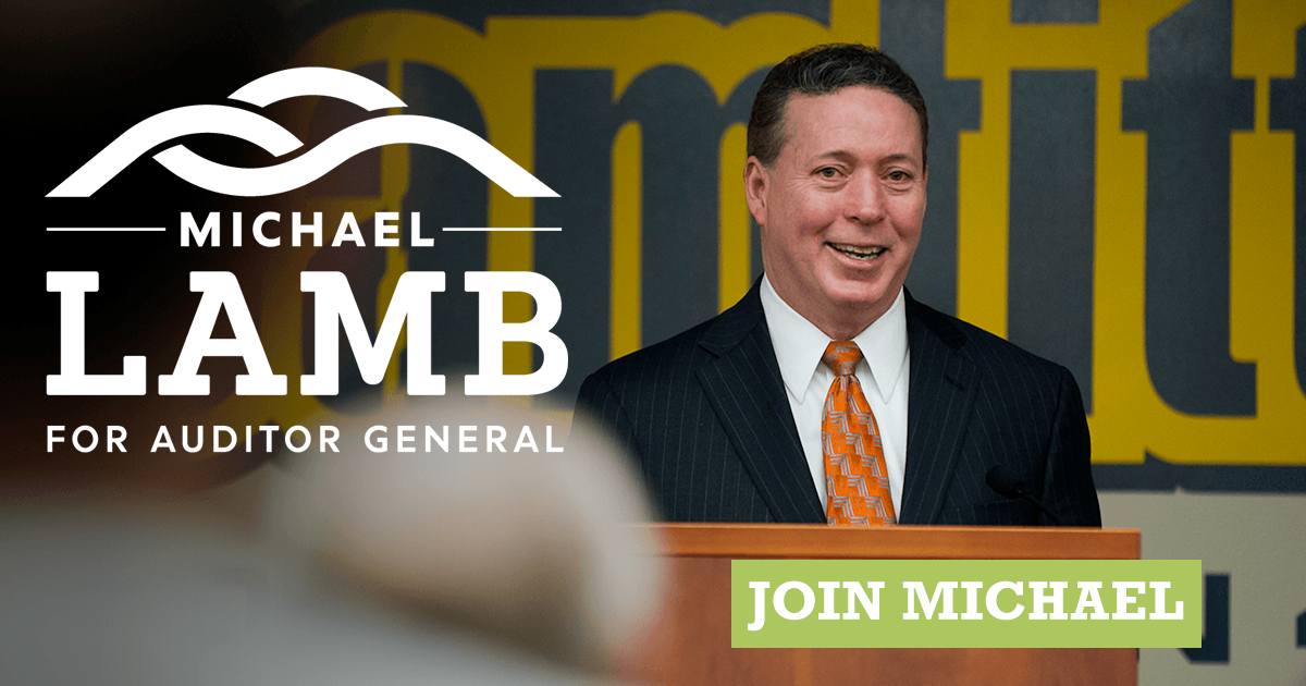 Join Michael Lamb for Auditor General