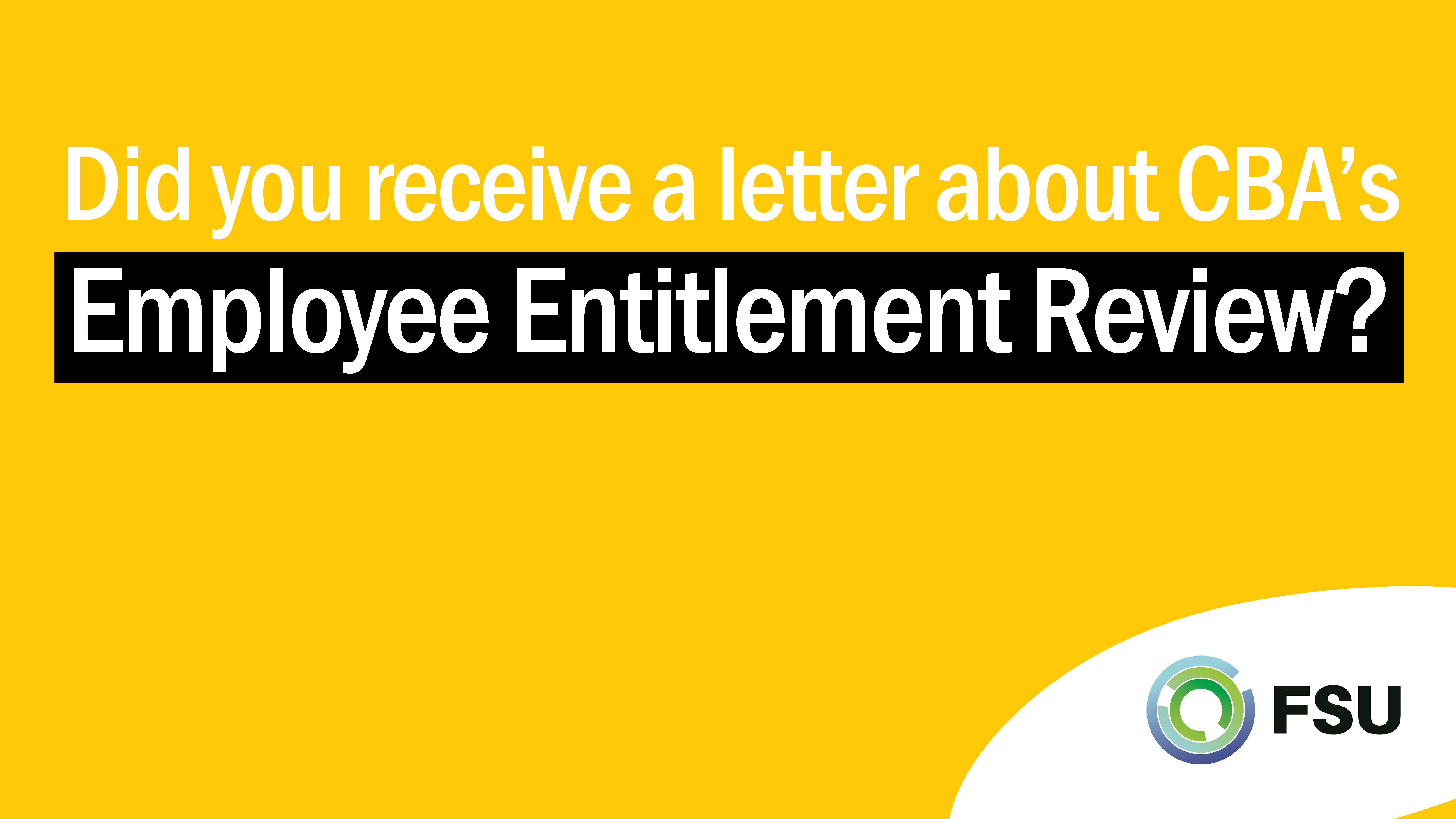 CBA Employee Entitlement Review - Action Network