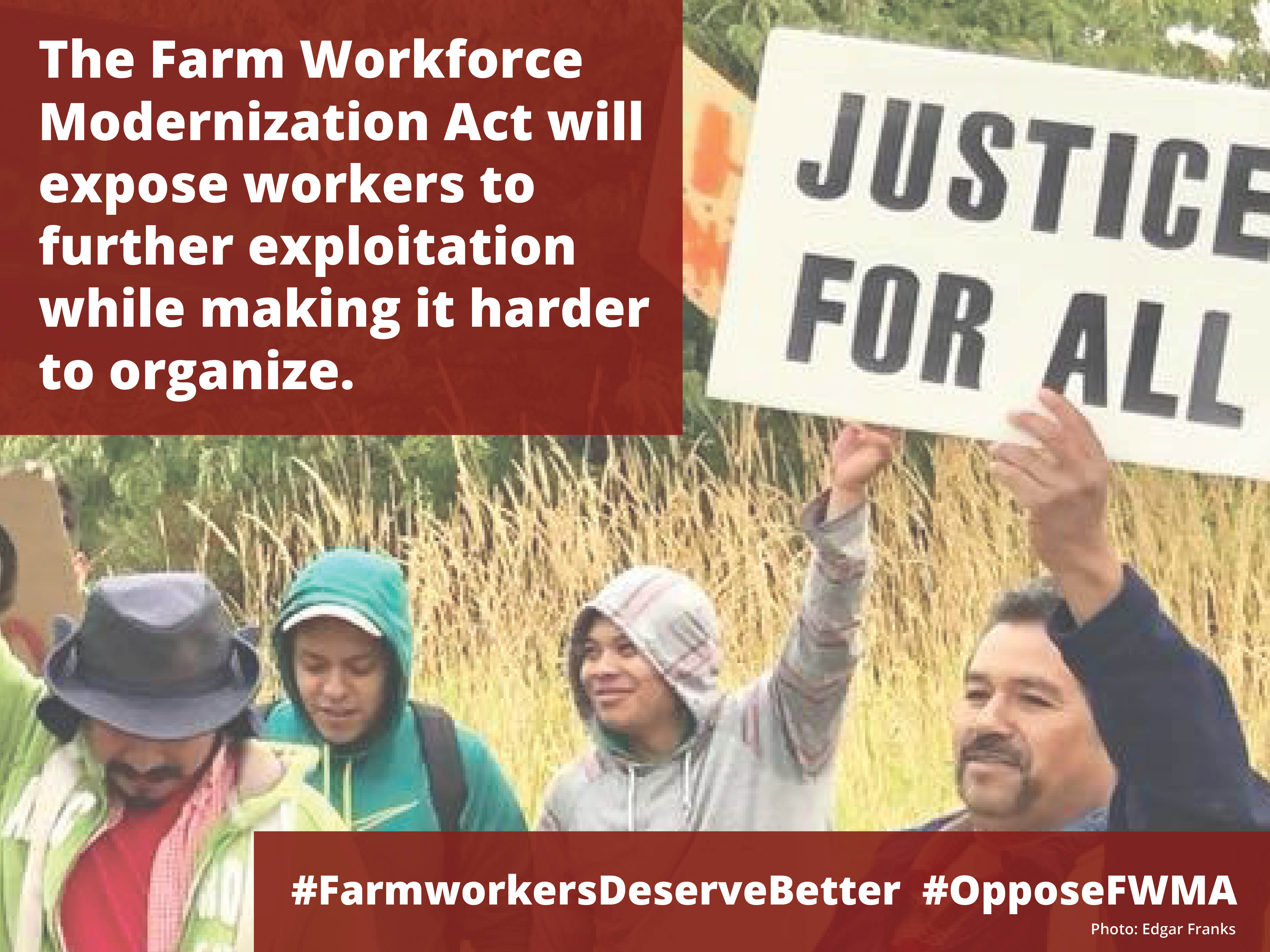 Oppose H.R. 5038 – The Farm Workforce Modernization Act of 2019 ...