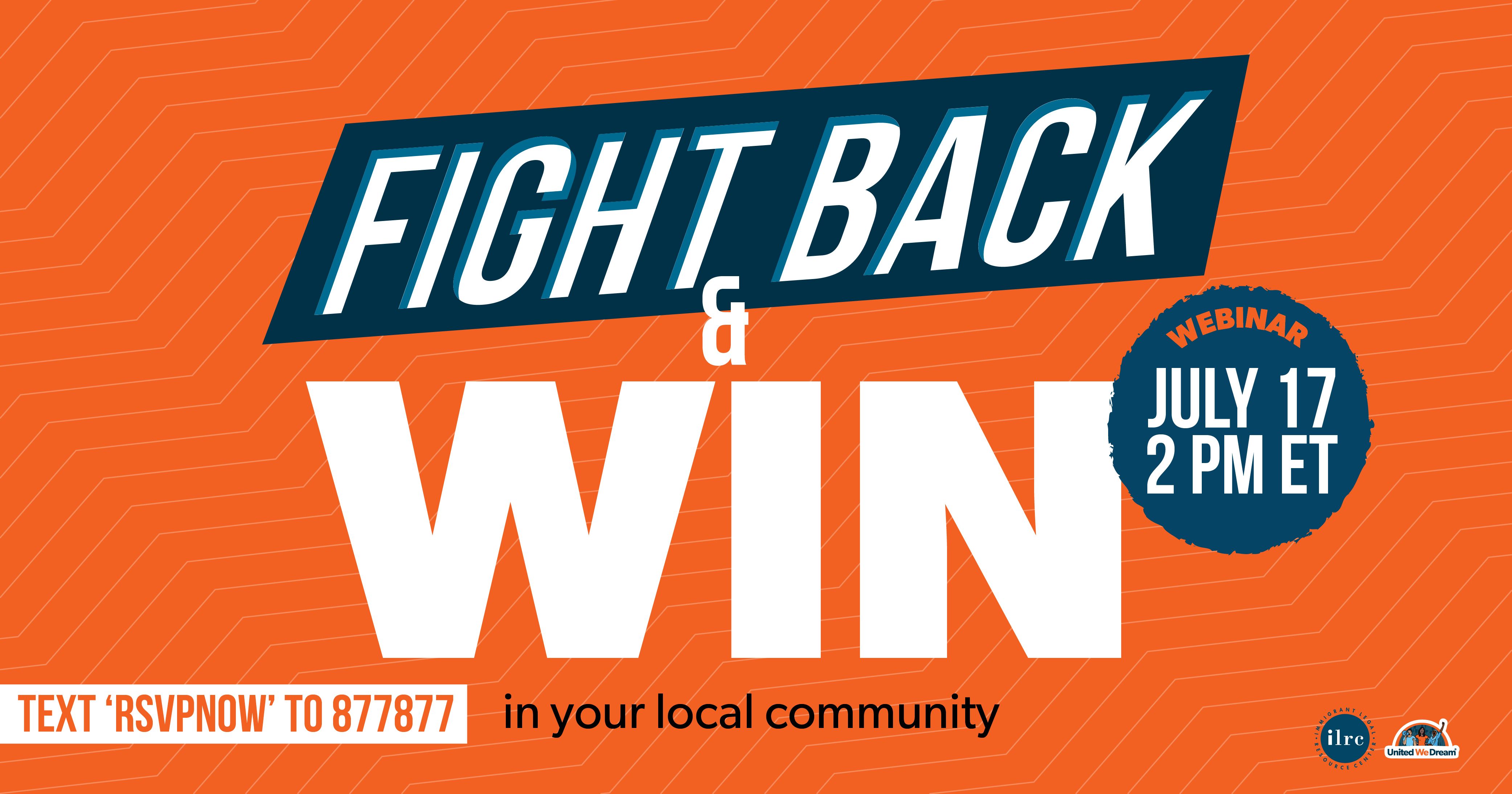 Fight Back and Win in Your Local Community Webinar