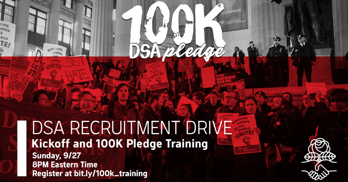 DSA Recruitment Drive: Kickoff and 100K Pledge Training - Action Network