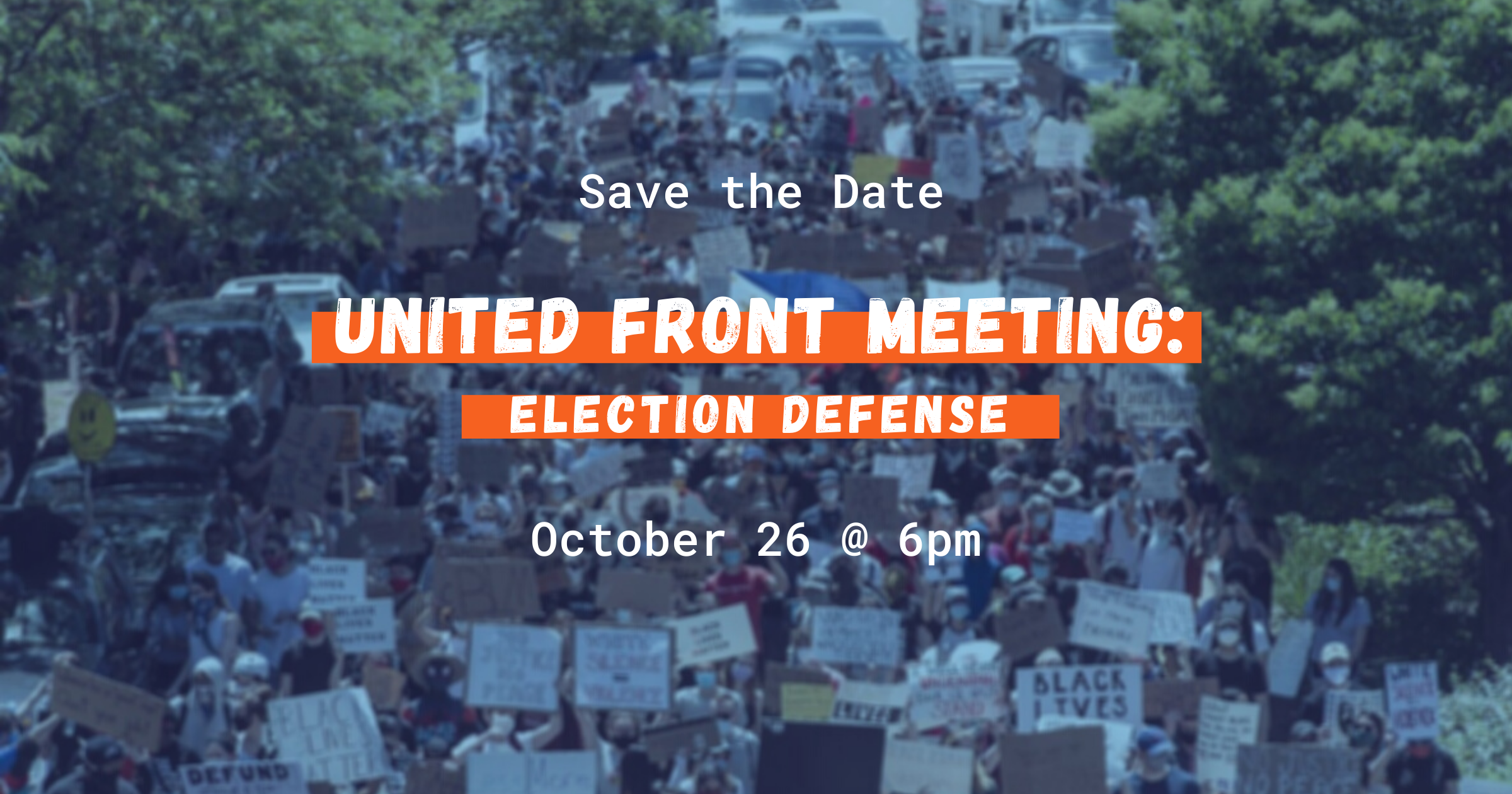 United Front Meeting: Election Defense - Action Network