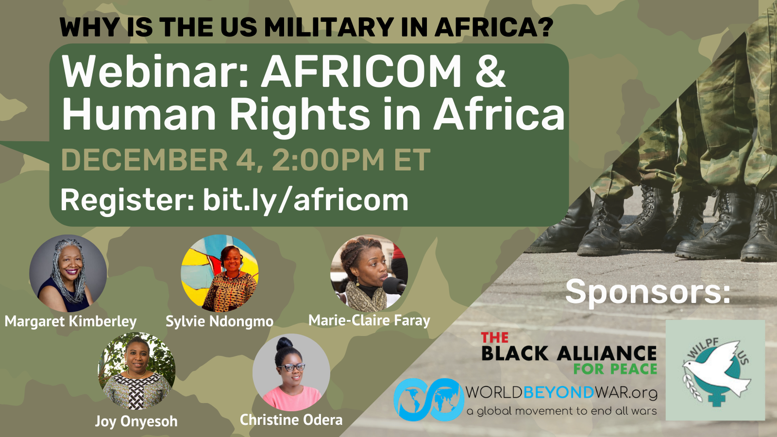 Free Webinar: AFRICOM & Human Rights in Africa