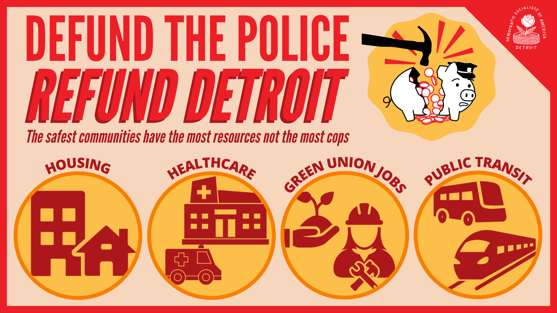 Defund the Detroit Police Department, Refund Detroit