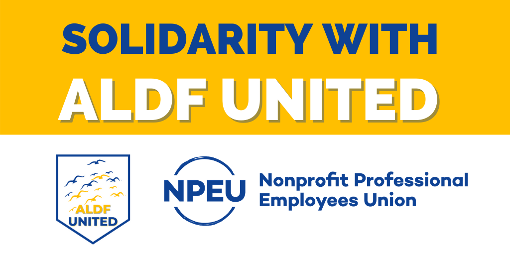 Solidarity with ALDF United