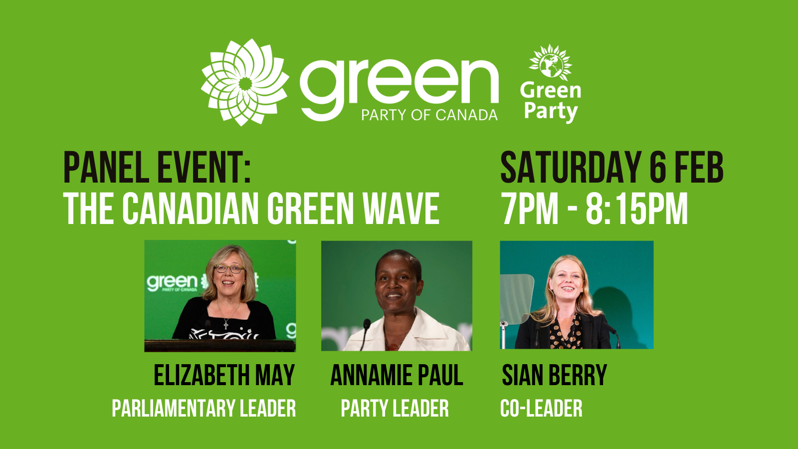 Panel Event: The Canadian Green Wave