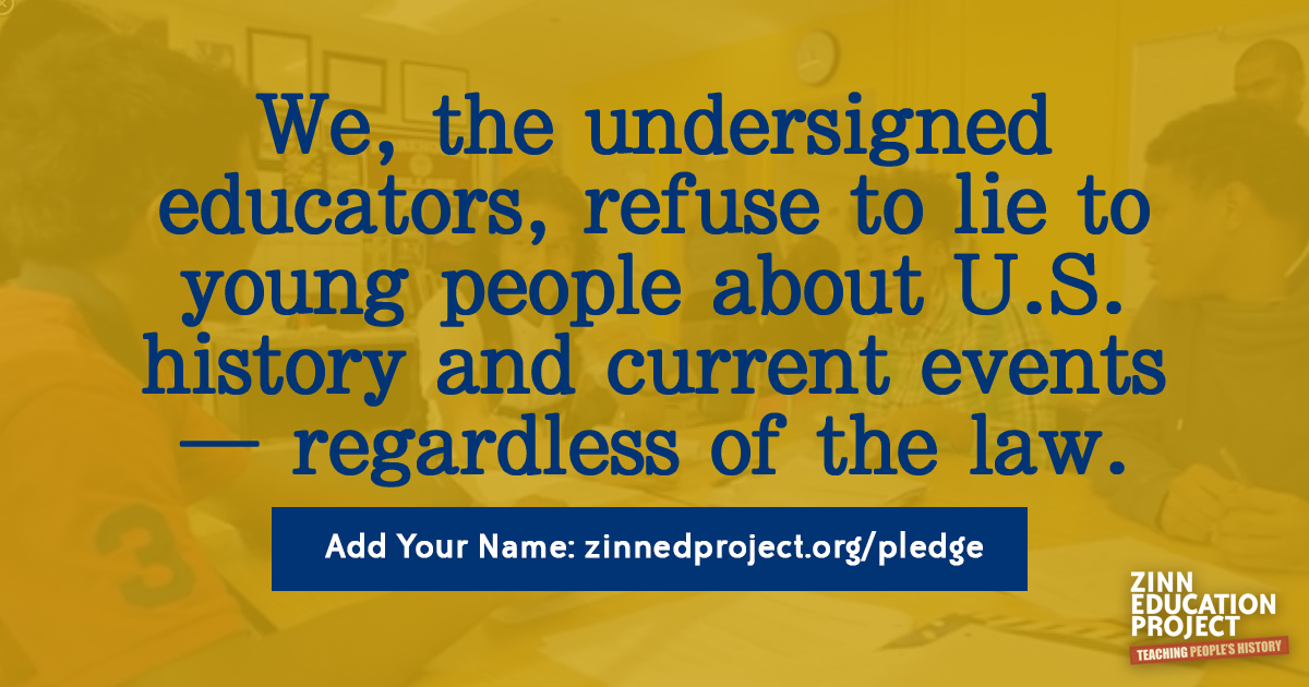 Pledge to Teach the Truth - Action Network