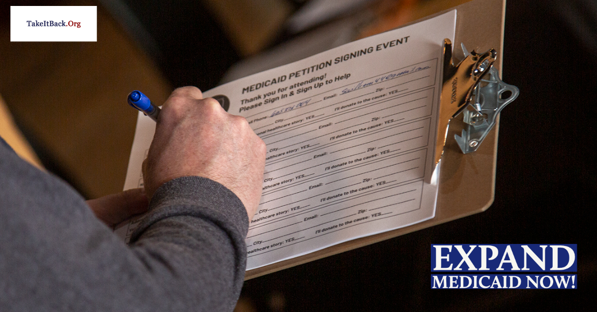 SIGN ON: SUPPORT MEDICAID EXPANSION NOW
