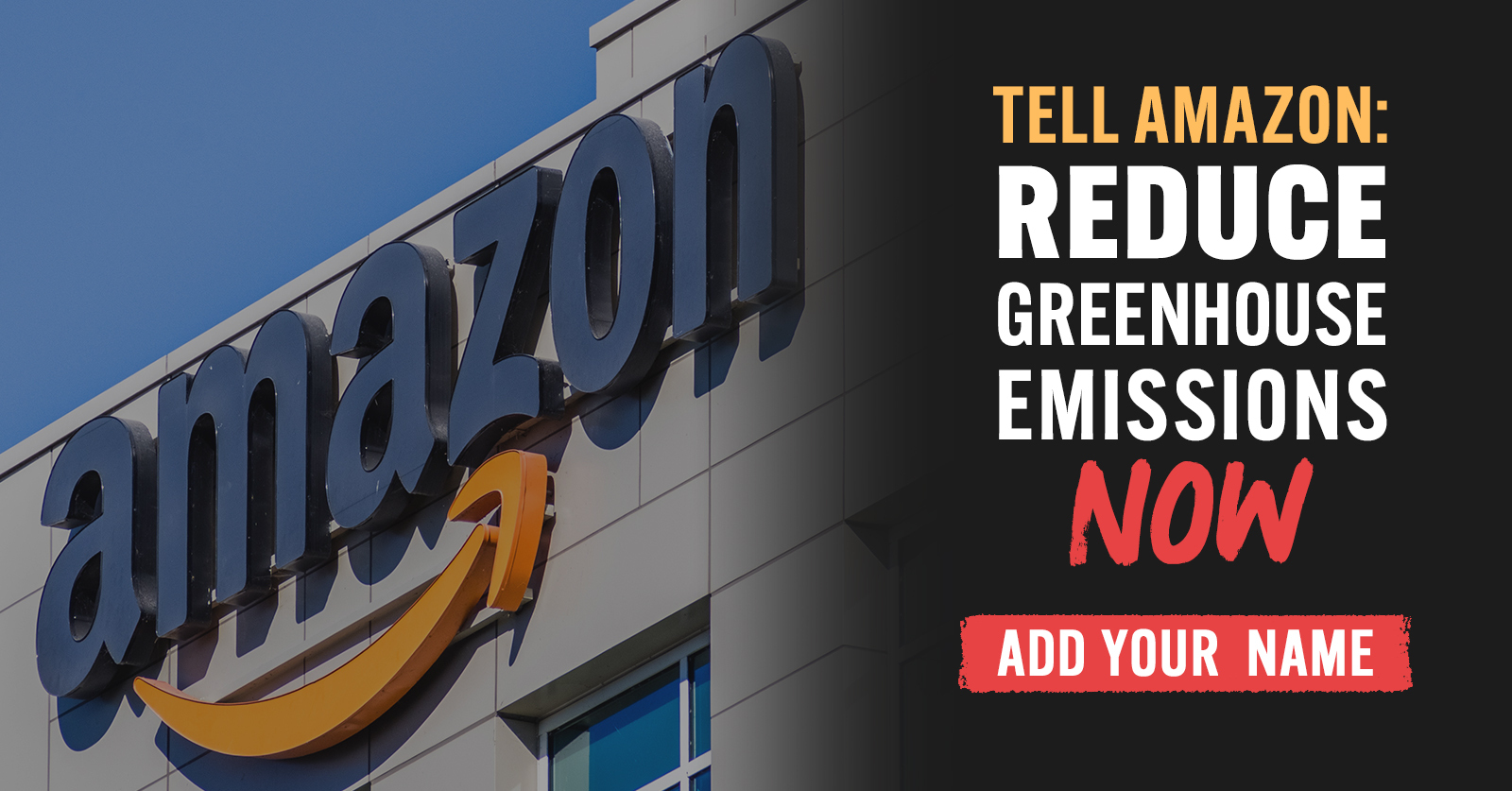 Amazon must reduce greenhouse gas emissions
