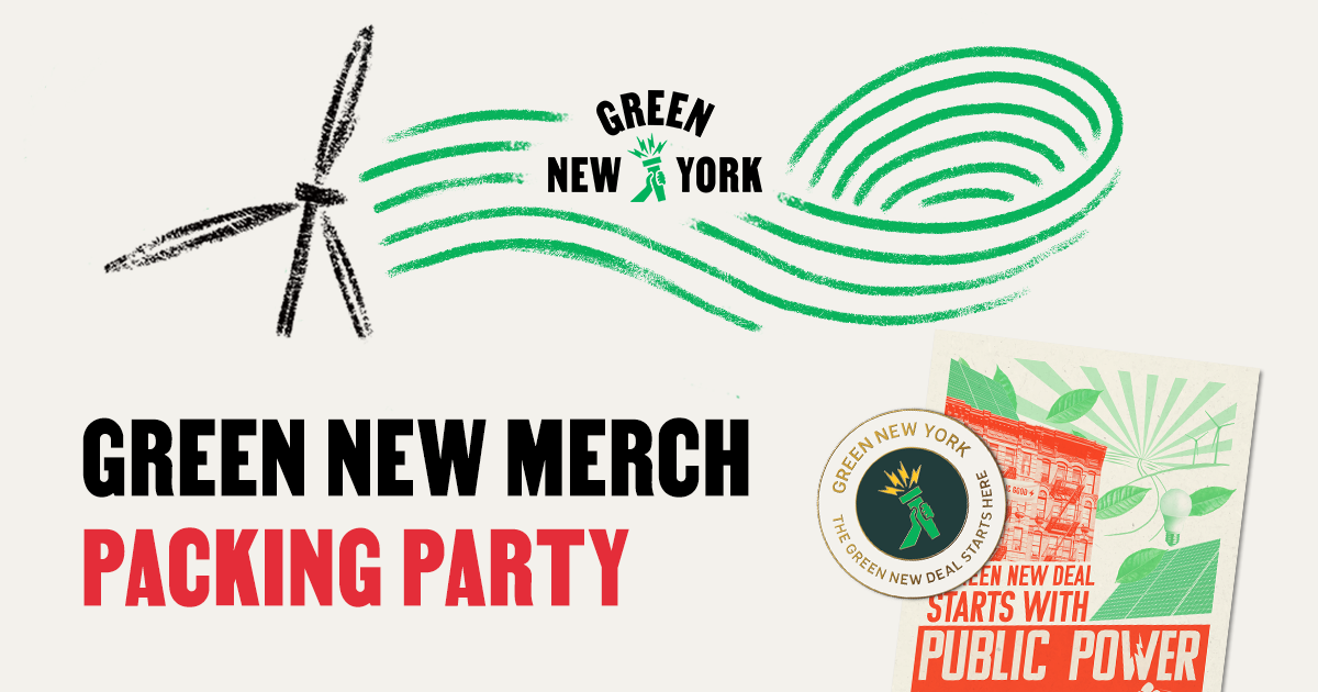 Green New Merch Packing Party - Action Network