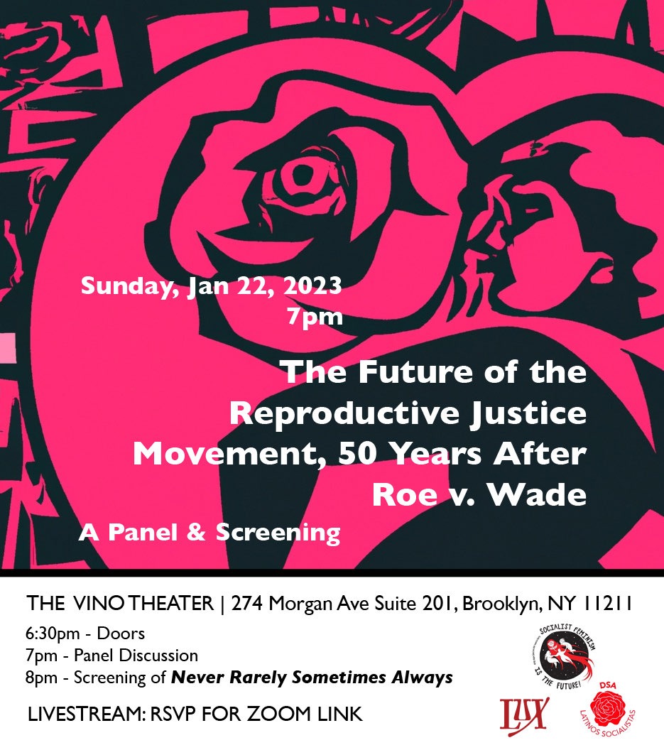 The Future of the Reproductive Justice Movement, 50 Years After Roe v ...