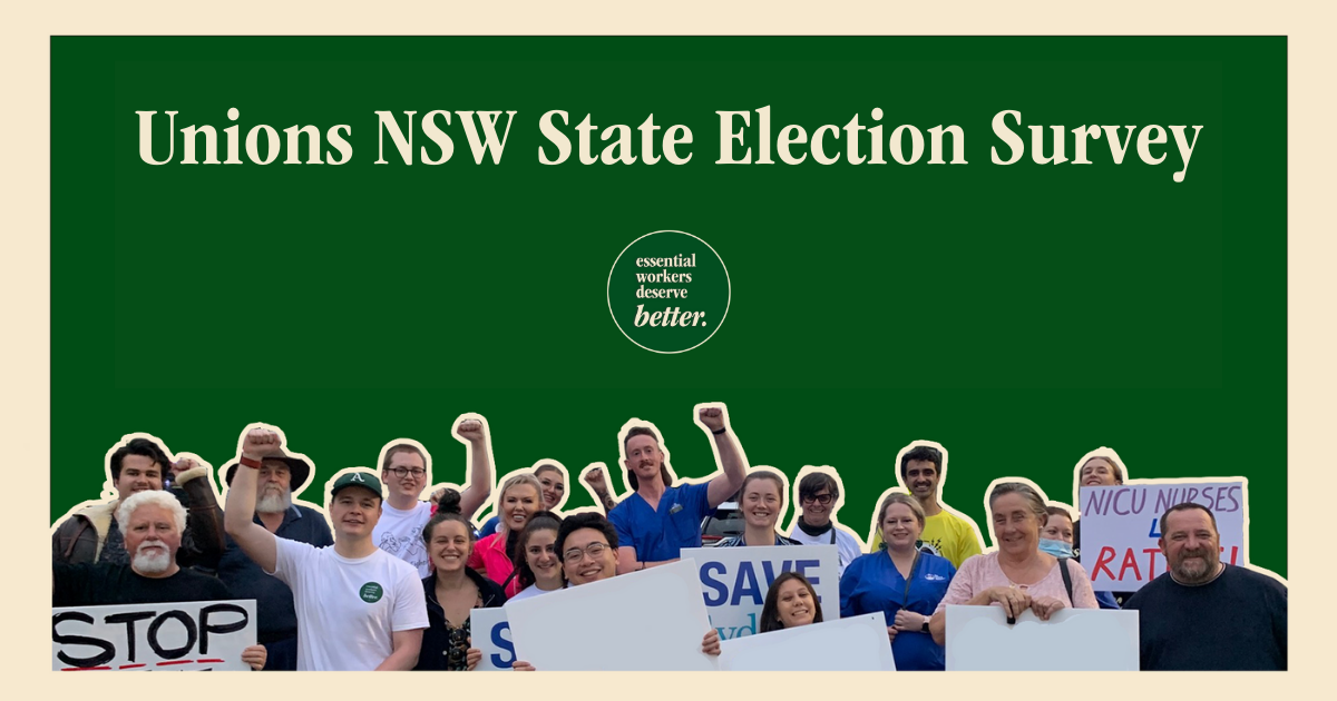 Unions NSW State Election Survey