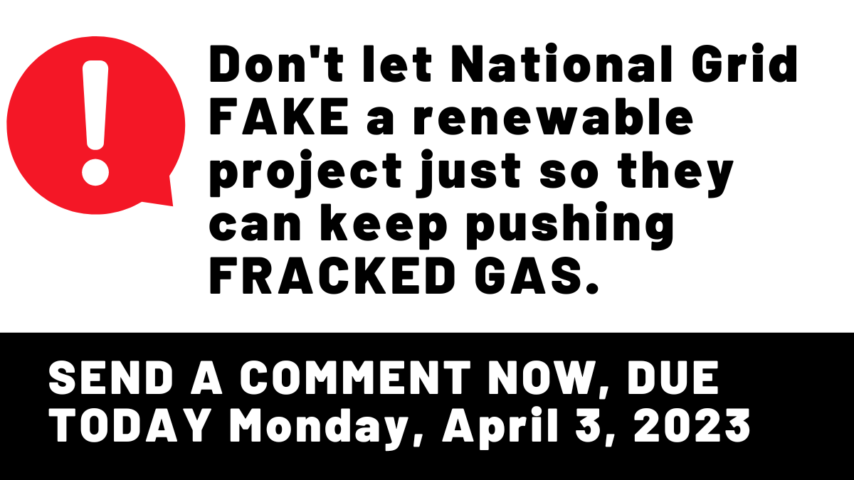 Don't Let National Grid FAKE Renewables So They Can Keep Pushing ...