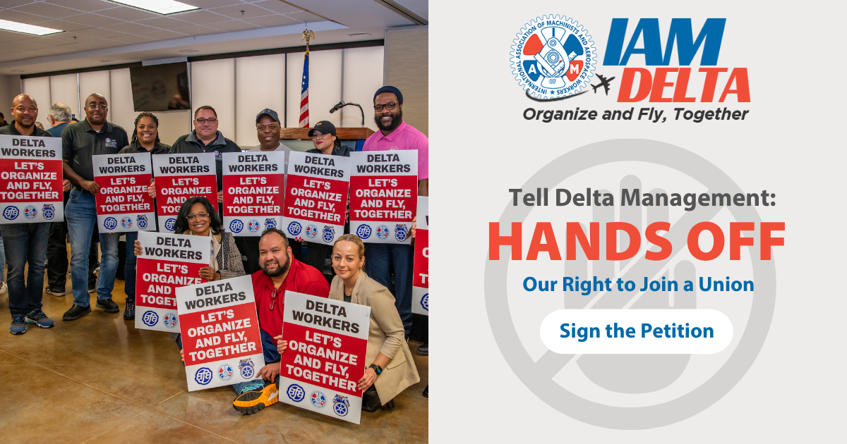 Delta Air Lines: Respect Your Employees' Right to Organize - Action Network