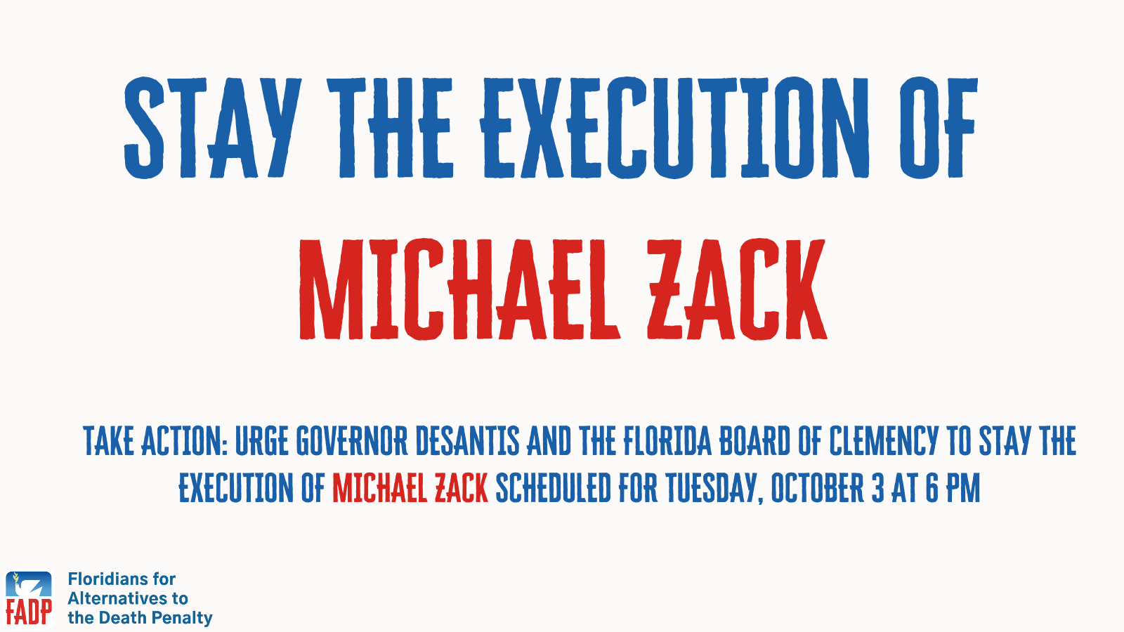 Stay the Execution of Michael Zack - Action Network