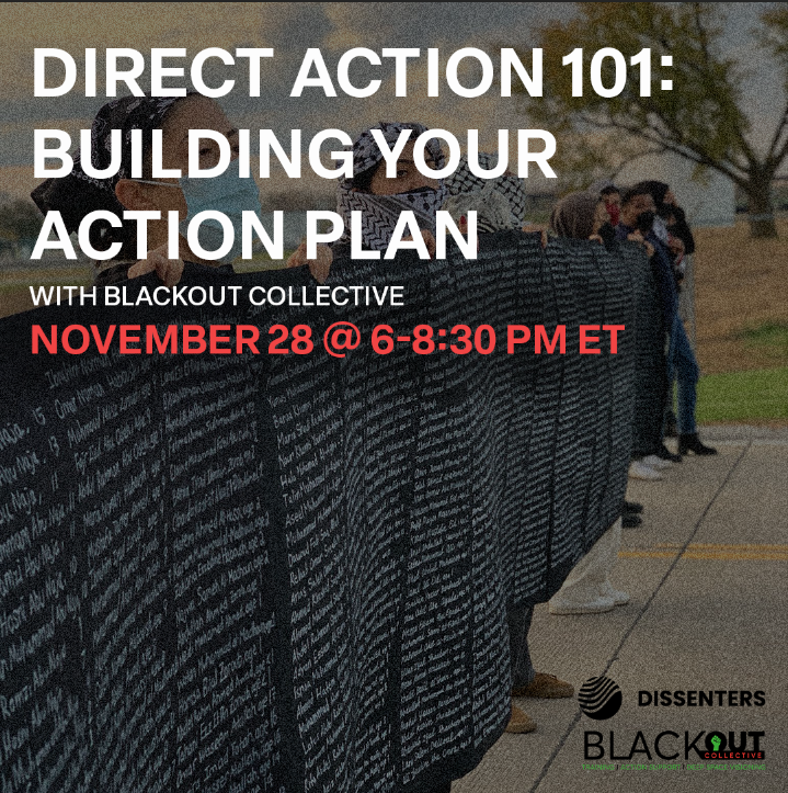 Direct Action 101: Building Your Action Plan with BlackOUT Collective ...