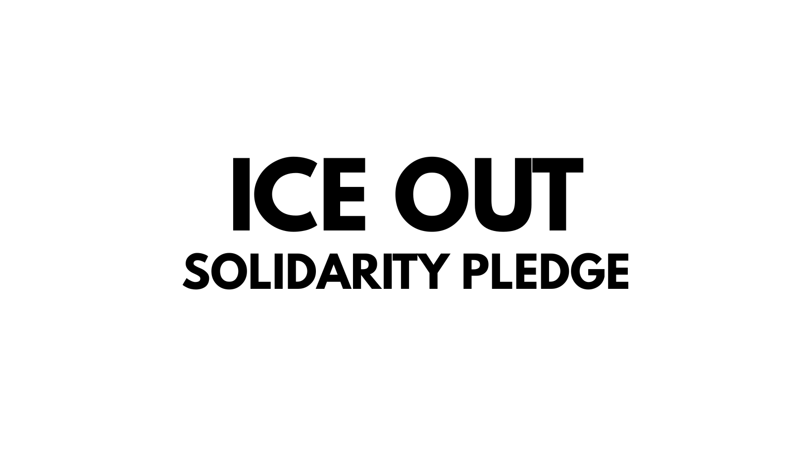 Solidarity Pledge