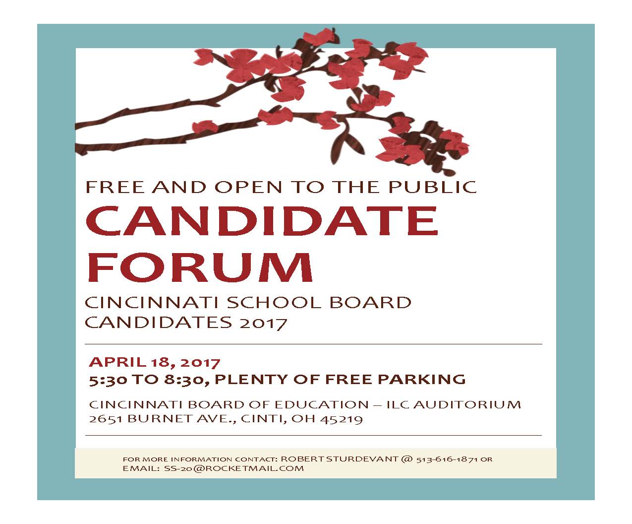 Cincinnati School Board Candidate Forum - Action Network