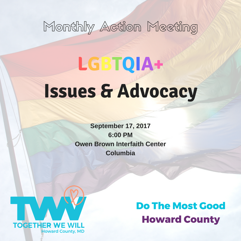 September Action Meeting: LGBTQIA Issues & Advocacy - Action Network