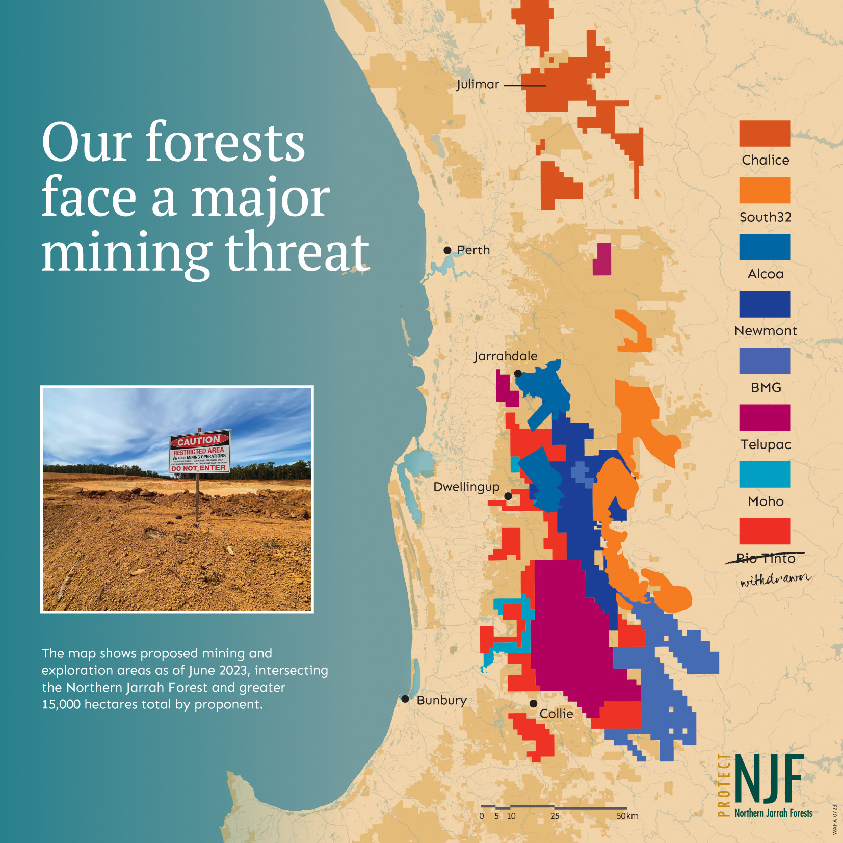 Stop mining the Northern Jarrah Forests