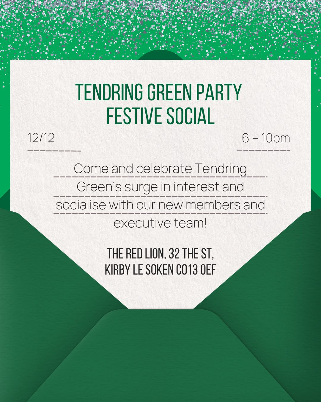 Tendring Greens Winter Social - Action Network